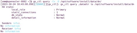 【opengauss】一主一备实现主备节点切换实验（switchover、failover） opengauss主备切换 csdn博客