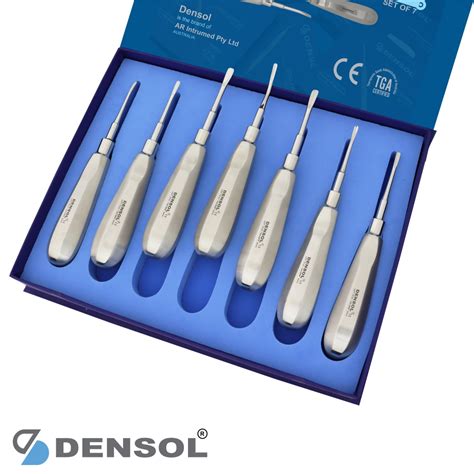 Root Elevators Luxating Set Of 7 Sharp Densol Au