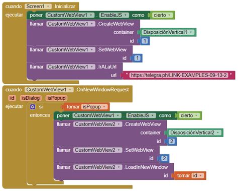 Problems With Links In Customwebview Mit App Inventor Help Mit App