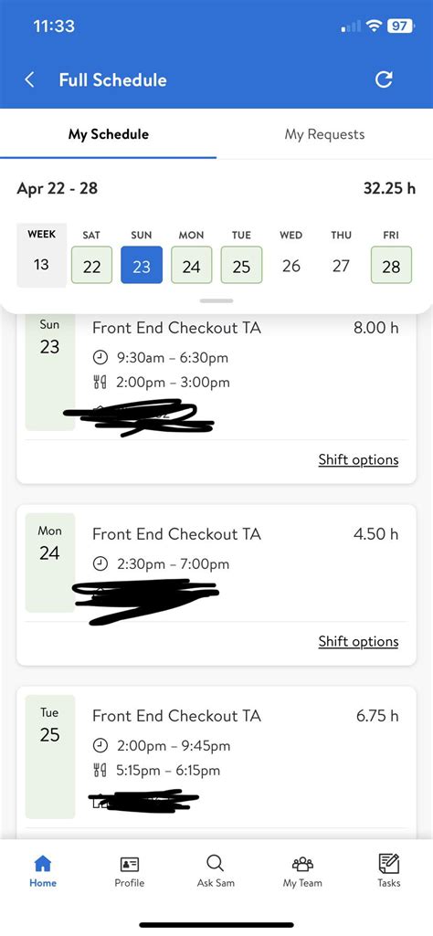 front end scheduling be like r walmart