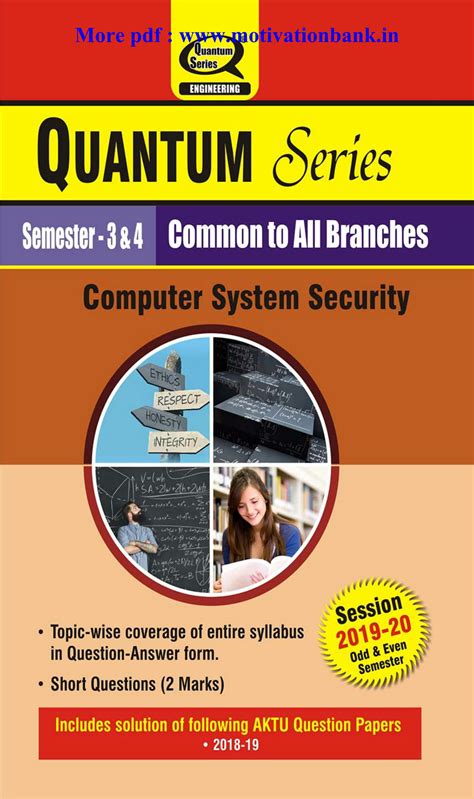 SOLUTION Cyber System Security Quantum Iet Lucknow Aktu Knc 301 401