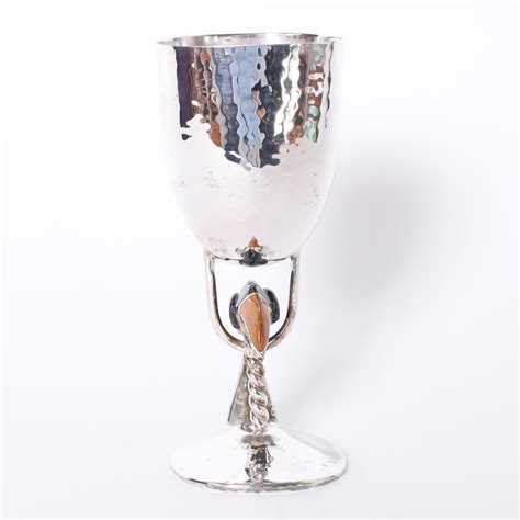 Vintage Silver Plate Cup Or Chalice By Emilia Castillo At 1stdibs