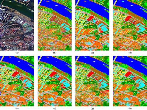 Classification Maps For Pavia Center With Best Classification Accuracy