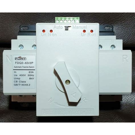 Jual Automatic Transfer Switch Ats 2 Phase 63a 220v Pln Genset Pln Shopee Indonesia