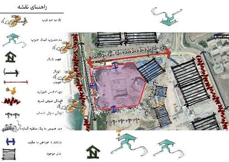 مجموعه علائم آنالیز سایت در فتوشاپ به صورت لایه باز Autocad Drawing