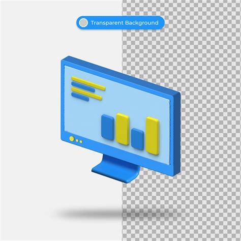 Premium Psd 3d Rendering Desktop Computer