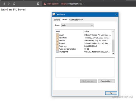 在nodejs中生成和使用ssl证书的教程如何在nodejs中生成和使用ssl证书 图片来源：freepik 当涉及到 掘金