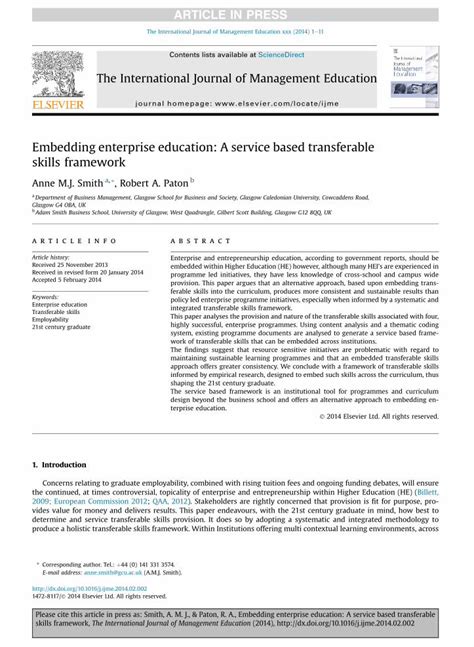 pdf embedding enterprise education a service based transferable