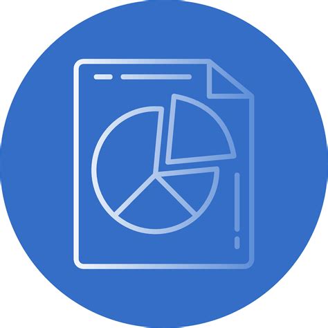 Pie Chart Gradient Line Circle Icon 44116254 Vector Art At Vecteezy