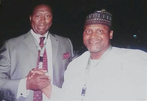 Omezimba And His Friend And Client The Richest Man In Africa Alhaji Aliko Dangote Omezimba Will