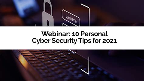 10 Personal Cyber Security Tips For 2021 Youtube