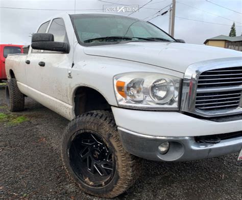 2008 Dodge Ram 3500 Wheel Offset Aggressive 1 Outside Fender Leveling Kit 876068 Arkon