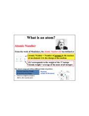 Understanding Atoms Atomic Number Structure And Composition Course Hero