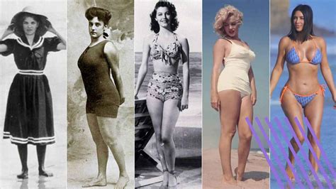 Evolución De La Moda De Trajes De Baño A Lo Largo Del Tiempo