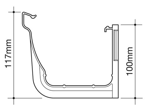 Pack Of 3 X Osma 8t819 Stormline 111mm Gutter Support Bracket