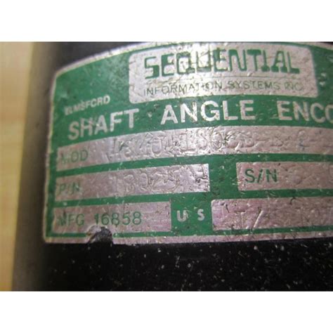 Sequential 13025 Encoder 16858 Used Mara Industrial