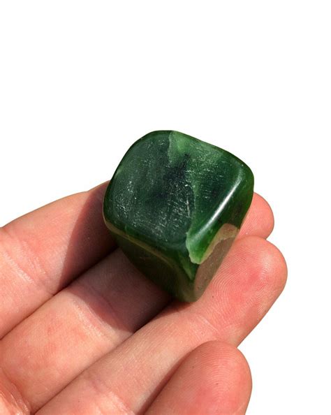 Tumbled Nephrite Jade Nephrite Jade Tumbled Stone New Moon Beginnings