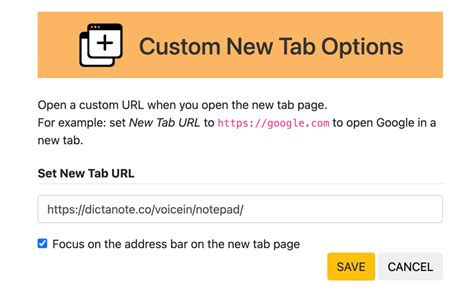Custom New Tab Chrome Extension