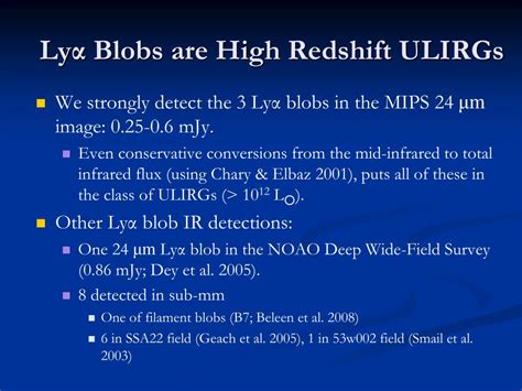 Ppt What Powers The Lyman α Blob Powerpoint Presentation Free
