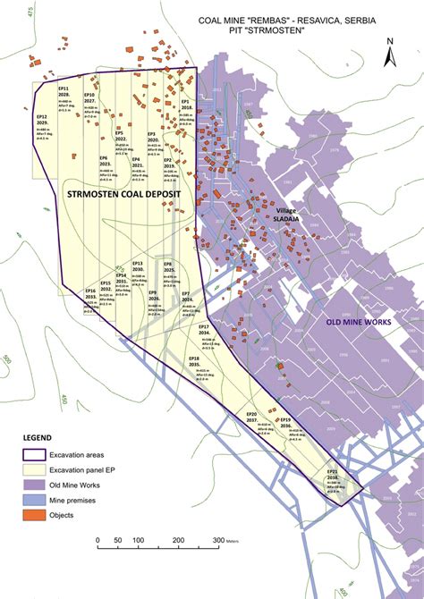 Excavation Panels Ep Mined Successively In The Excavation Field Of