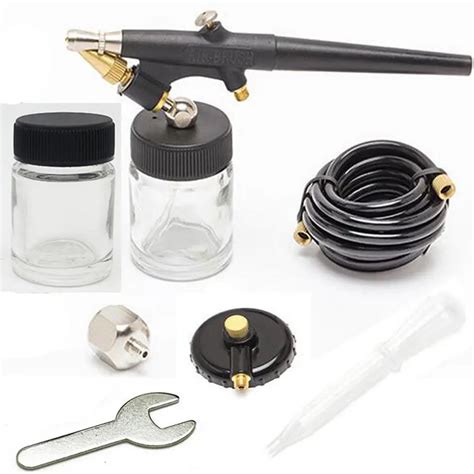 08mm 듀얼 액션 중력 피드 에어 브러시 건 스프레이 페인트 문신 편리한공구 부품 Aliexpress