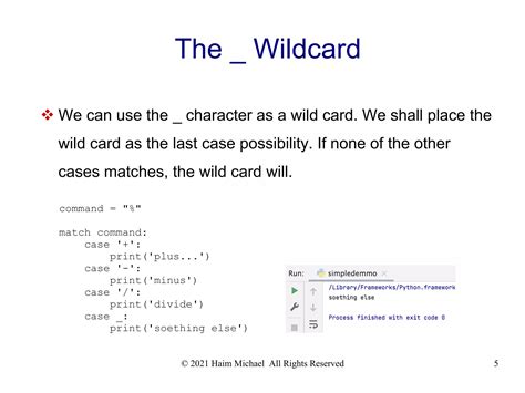 Structural Pattern Matching In Python Ppt