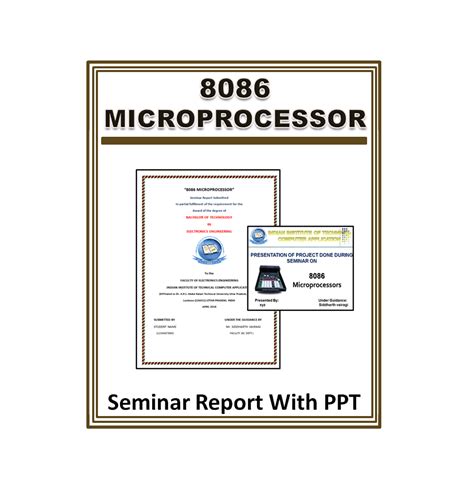 8086 Microprocessor Seminar Report With Ppt Digital Education
