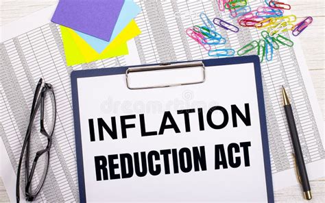 A Notepad With The Text Inflation Reduction Act A Pen Reports Bright