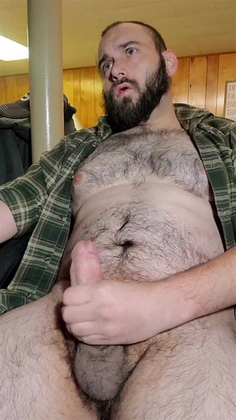 Hot Daddy Bear Nuts In His Mancave ThisVid Com