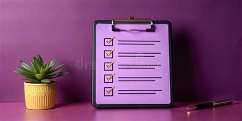 Clipboard Checklist Vector Illustration Paper Document Checkboxes