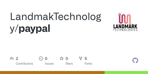 Github Landmaktechnologypaypal