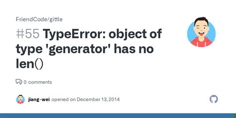 typeerror object of type generator has no len · issue 55 · friendcode gittle · github