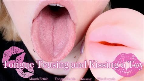 Goddess Clue Tongue Teasing And Kissing A Toy Hd Manyvids