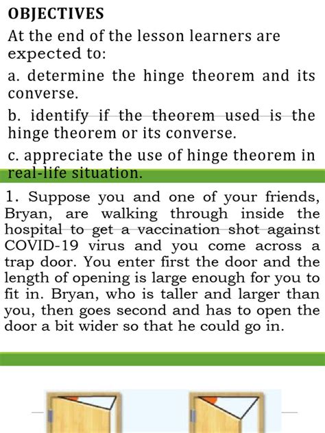 Hinge Theorem And Its Converse Pdf