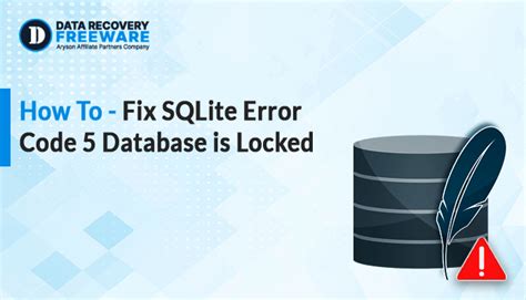 How To Fix Sqlite Error Code 5 Database Is Locked Fixed