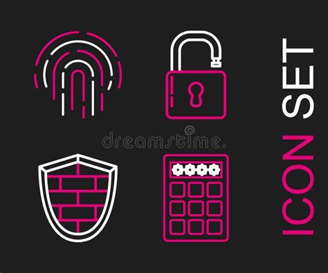 Set Line Password Protection And Safety Access Shield With Cyber