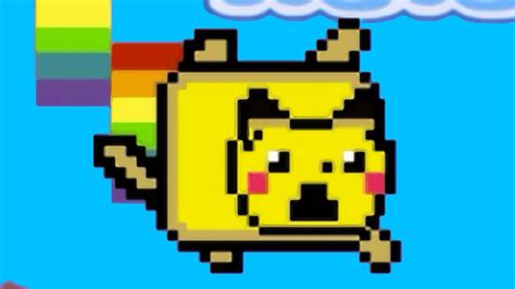 Nyan Cat Et Pikachu Nyan Cat There Might Be Coffee