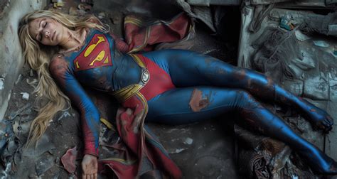 Ai Superwoman Down And Out By Bradbarry2 On Deviantart