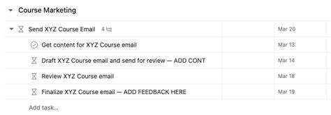 Task Templates With Dependencies And Relative Dates Tips And Tricks