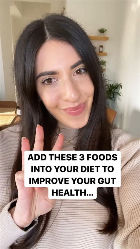 🌿 3 Foods To Add To Your Diet To Improve Your Gut Health 💪 Health Health And Nutrition