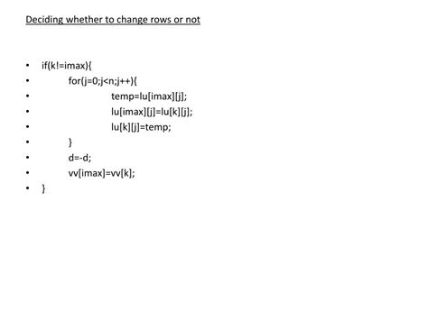 PPT LU Decomposition PowerPoint Presentation Free Download ID