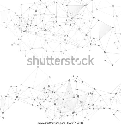 Geometric Plexus Structure Cybernetic Concept Network Stock Vector