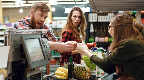 Frustrated Customer In A Store