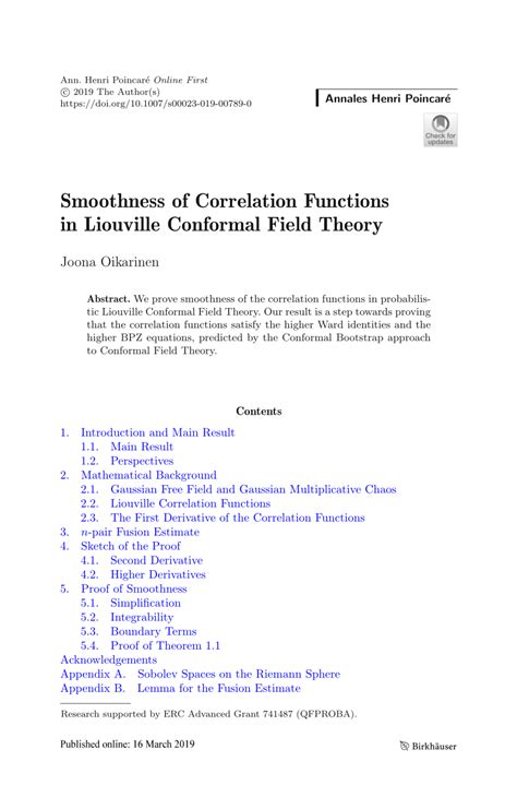 Conformal Field Theory Ward Identity