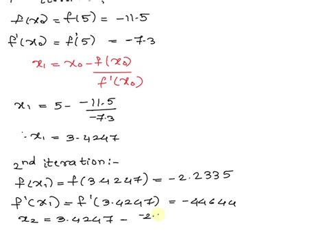 Solved Use Fixed Point Iteration And The Newton Raphson Method To