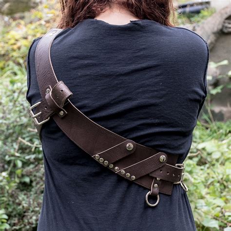 Great Bandolier Handmade From Leather Fully Adjustable Rings To