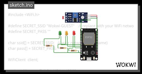 Street Lights Wokwi Esp32 Stm32 Arduino Simulator