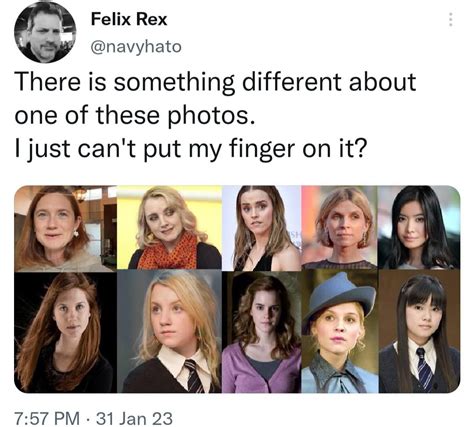 Felix Holds A Dumb And Creepy Comparison Of Harry Actresses Gets Called Out On It Thinks No