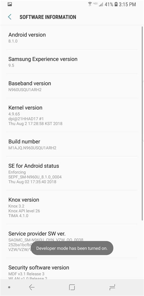How To Activate Developer Options On Your Galaxy Note 9 « Android Gadget Hacks