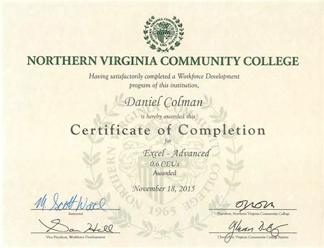 Microsoft Excel Advance Certificate Pdf